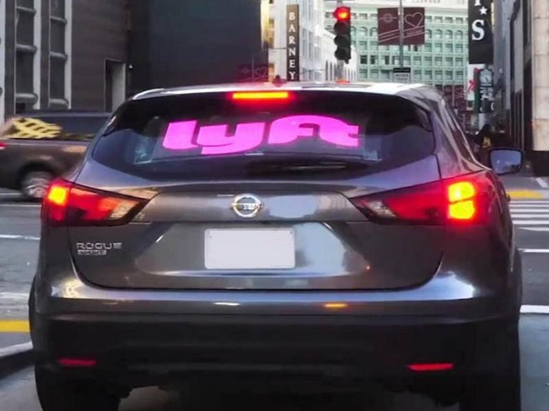 LED Sign on Car for Digital Vehicle Advertising - TreeVisuals