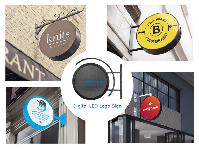 Outdoor LED Logo Sign Screen - TreeVisuals