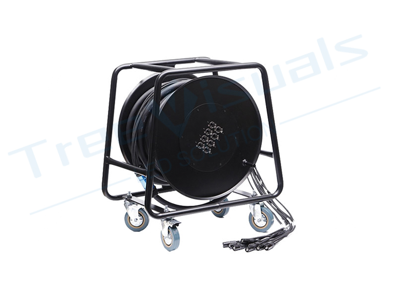 CAT6 Cable Cart for Big LED Screen Wall - TreeVisuals